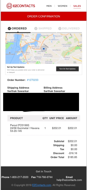 EZContacts Reviews - 255,409 Reviews of Ezcontacts.com | Sitejabber