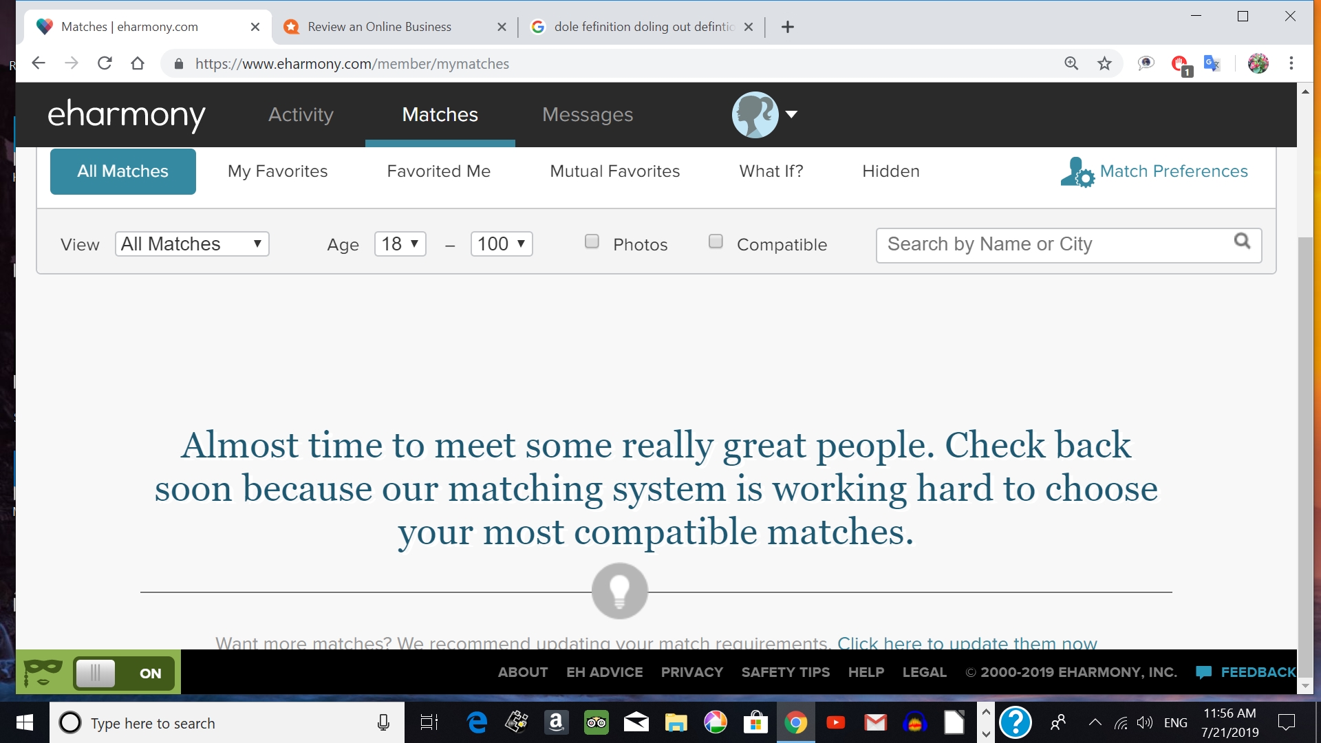 eHarmony Reviews - 1,209 Reviews of Eharmony.com | Sitejabber