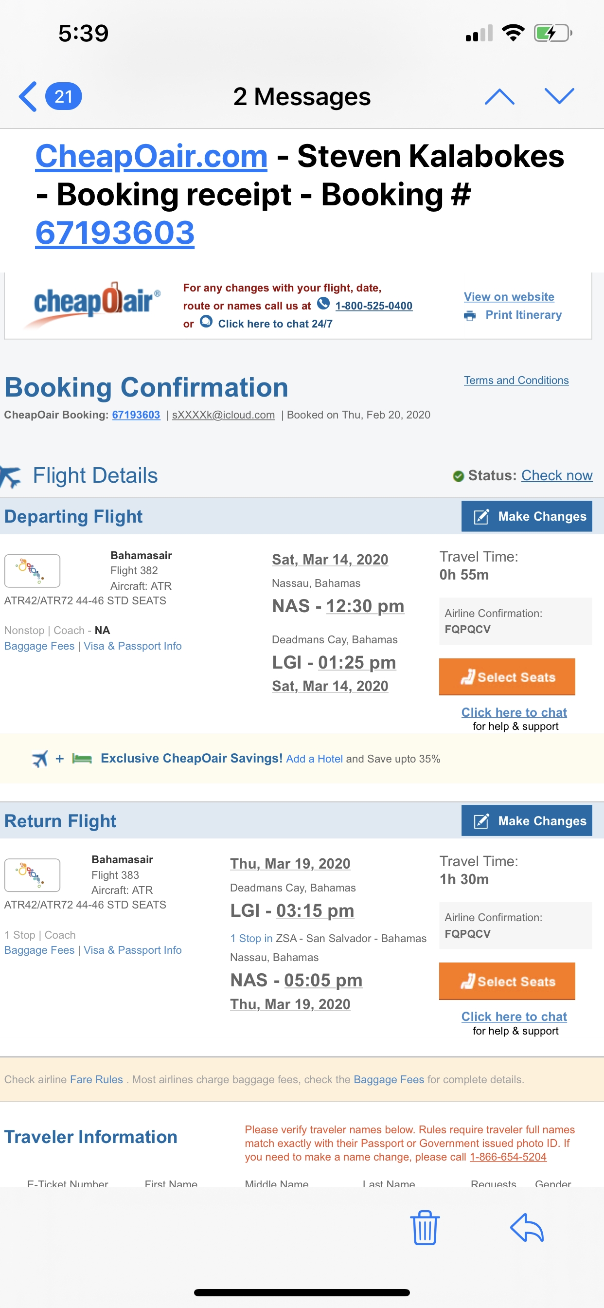 CheapOair Reviews - 59,715 Reviews of Cheapoair.com | Sitejabber