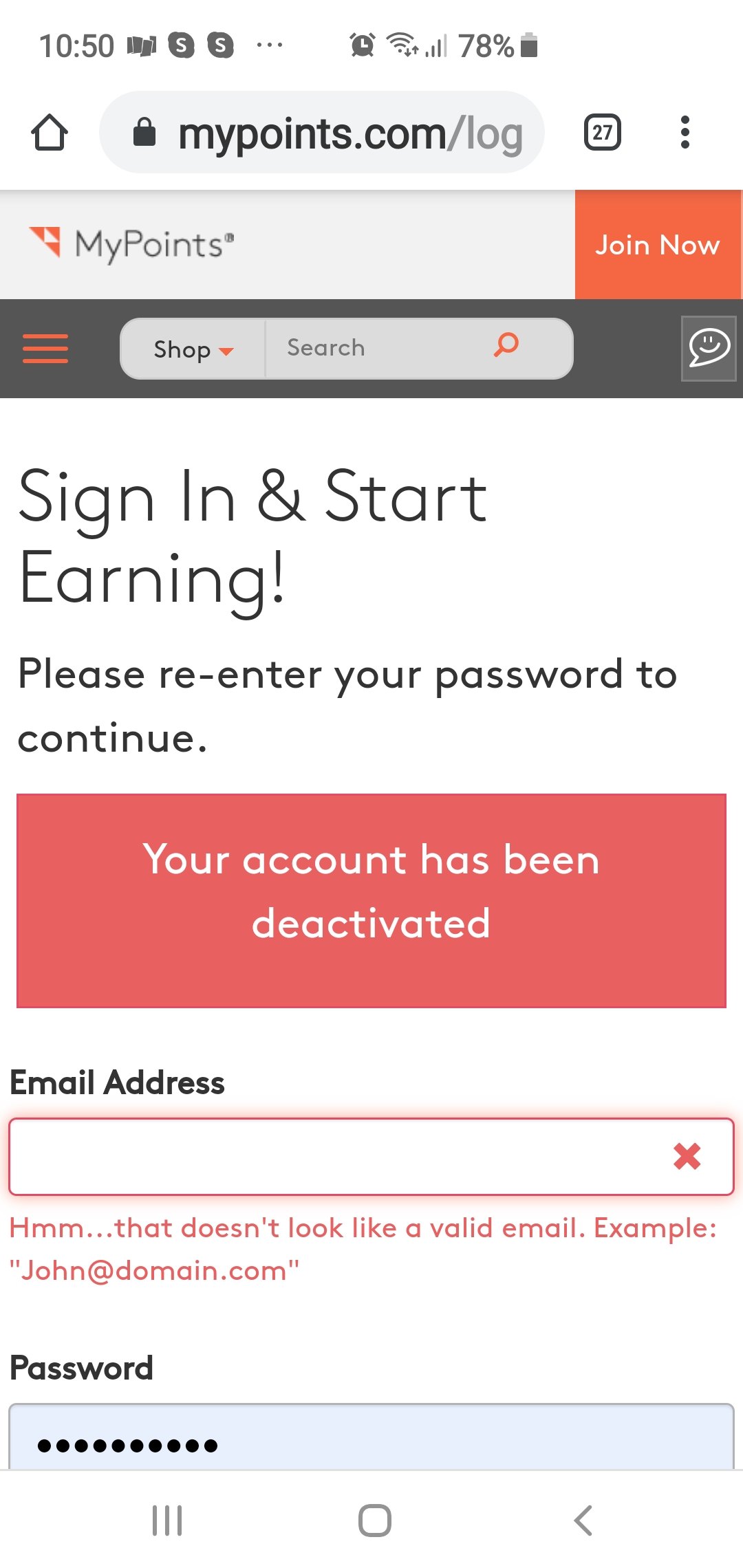 MyPoints Reviews - 329 Reviews of Mypoints.com | Sitejabber