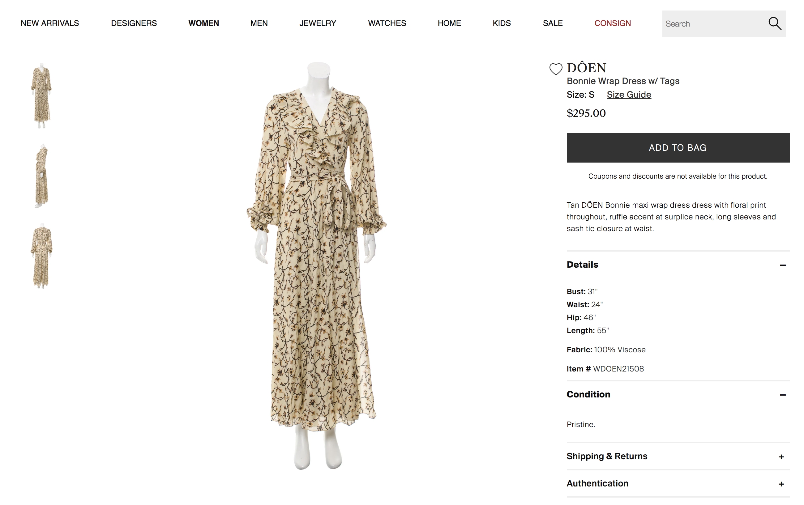 TheRealReal Reviews - 701 Reviews of Therealreal.com | Sitejabber