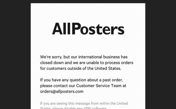 AllPosters Reviews - 177 Reviews of Allposters.com | Sitejabber