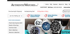 AuthenticWatches Reviews - 3 Reviews of Authenticwatches.com | Sitejabber