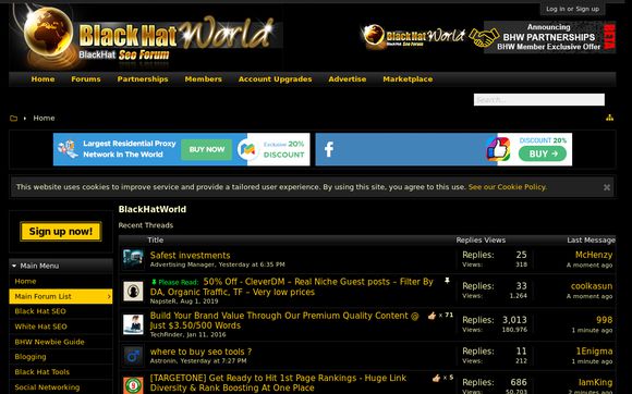 Black Hat World Reviews - 4 Reviews of Blackhatworld.com | Sitejabber