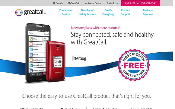 GreatCall Reviews - 6 Reviews of Greatcall.com | Sitejabber