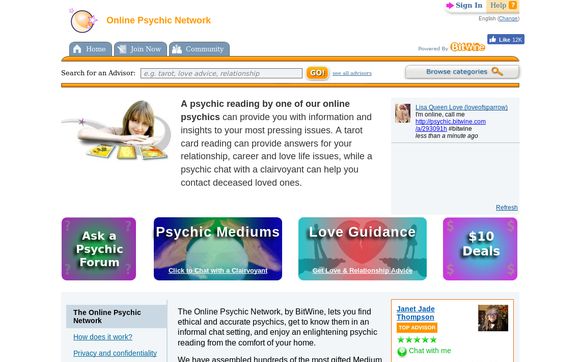 Online Psychic Network Reviews - 1 Review of Psychic.bitwine.com ...
