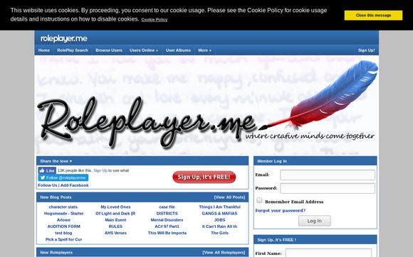 Roleplayer.me Reviews - 1 Review of Roleplayer.me | Sitejabber